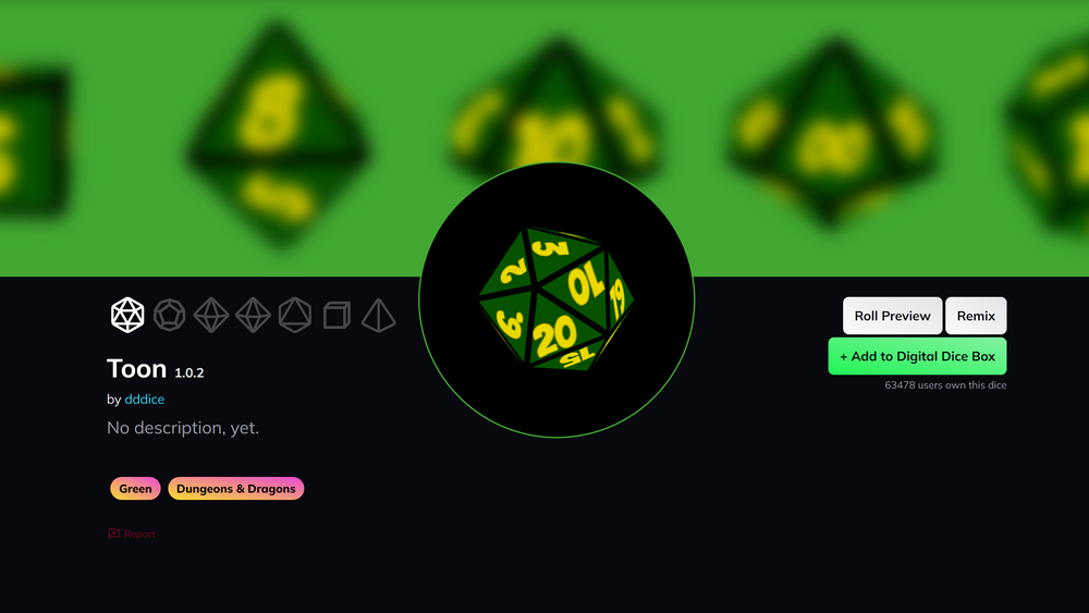 Adapting Three.js Toon Shader for Cartoon-y 3D Dice